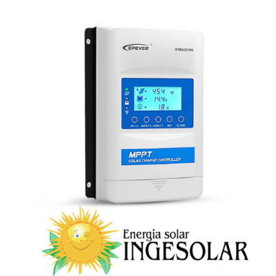 Controlador mppt de 40A 12/24/36/48V – epever XTRA4415N – INGESOLAR